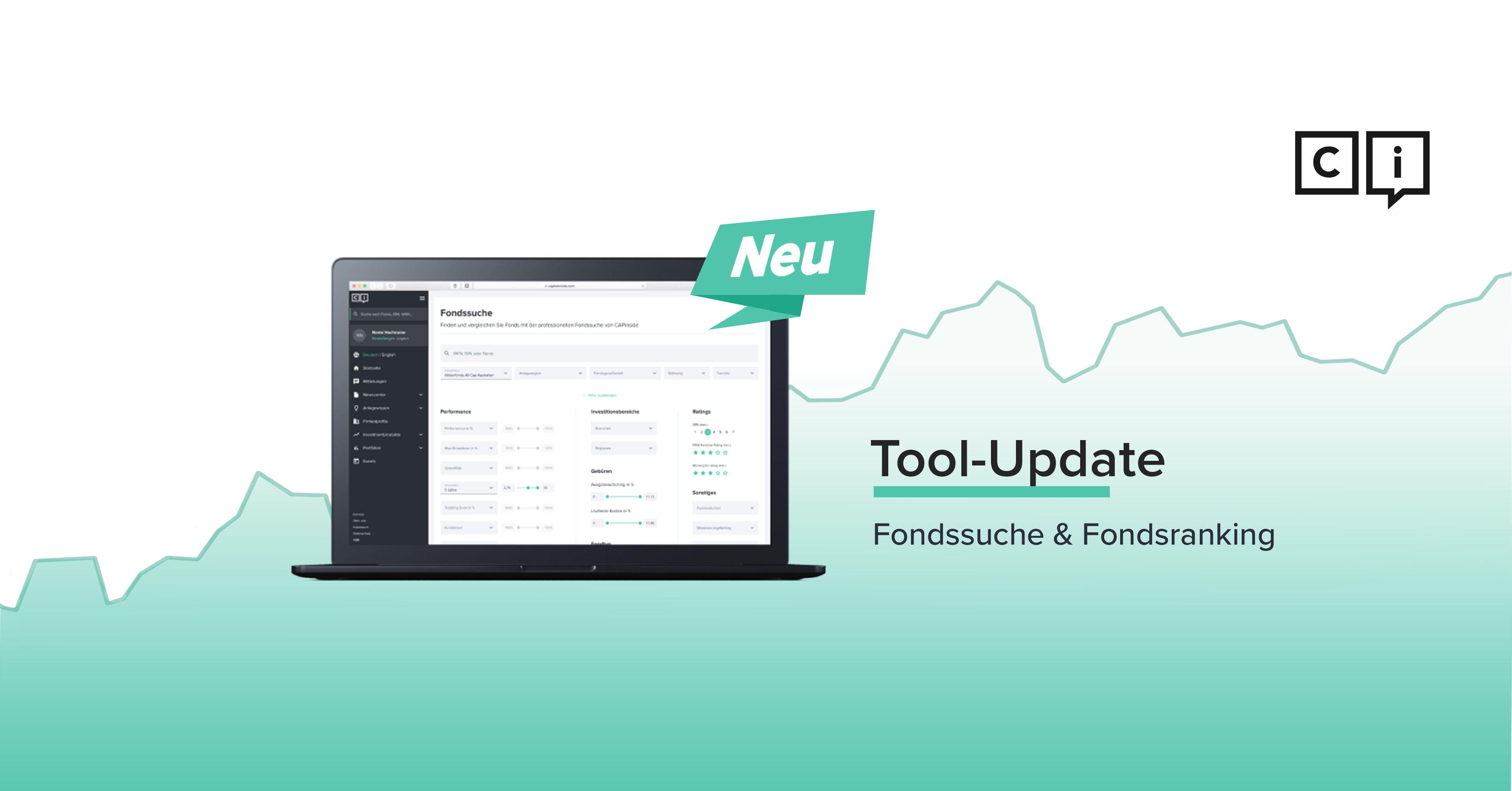 Tool-Update: Fondssuche und Fondsranking mit neuen Funk | CAPinside